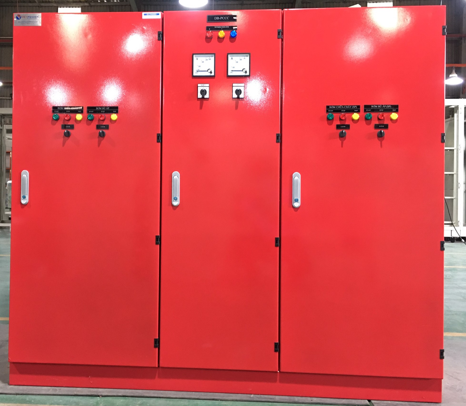 Fire pump contol panel - Công Ty CPSX Tủ Điện VIETPOWER